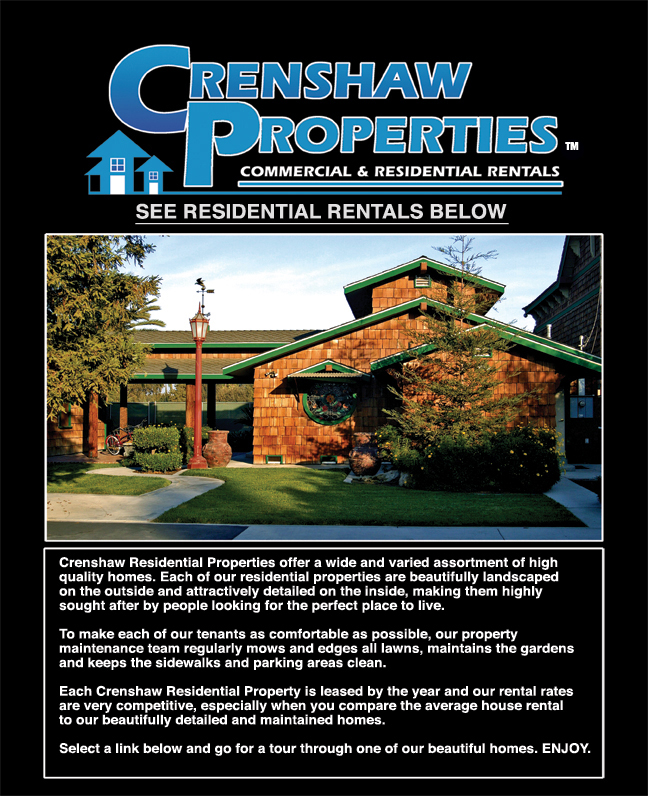 RESIDENTIAL RENTALS